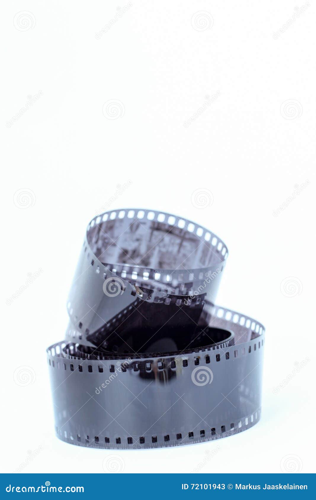 Film Negative on White Background Stock Image - Image of photographic ...