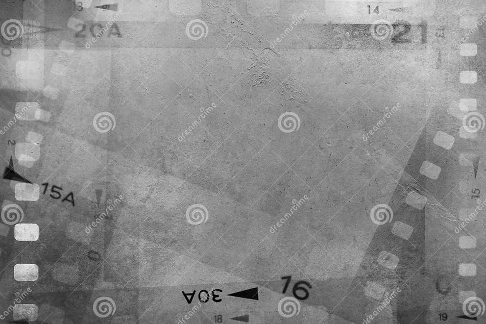 Film Negatives Grey Background Stock Image - Image of collage, abstract ...