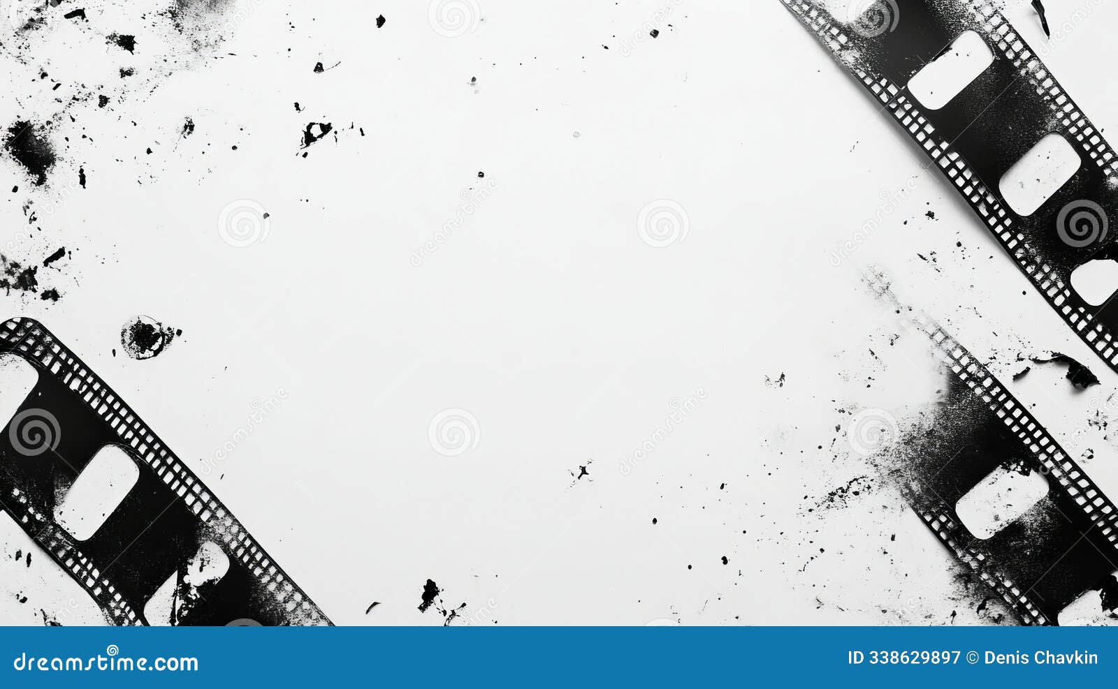 The Film of an Old Camera Frame Stock Illustration - Illustration of ...