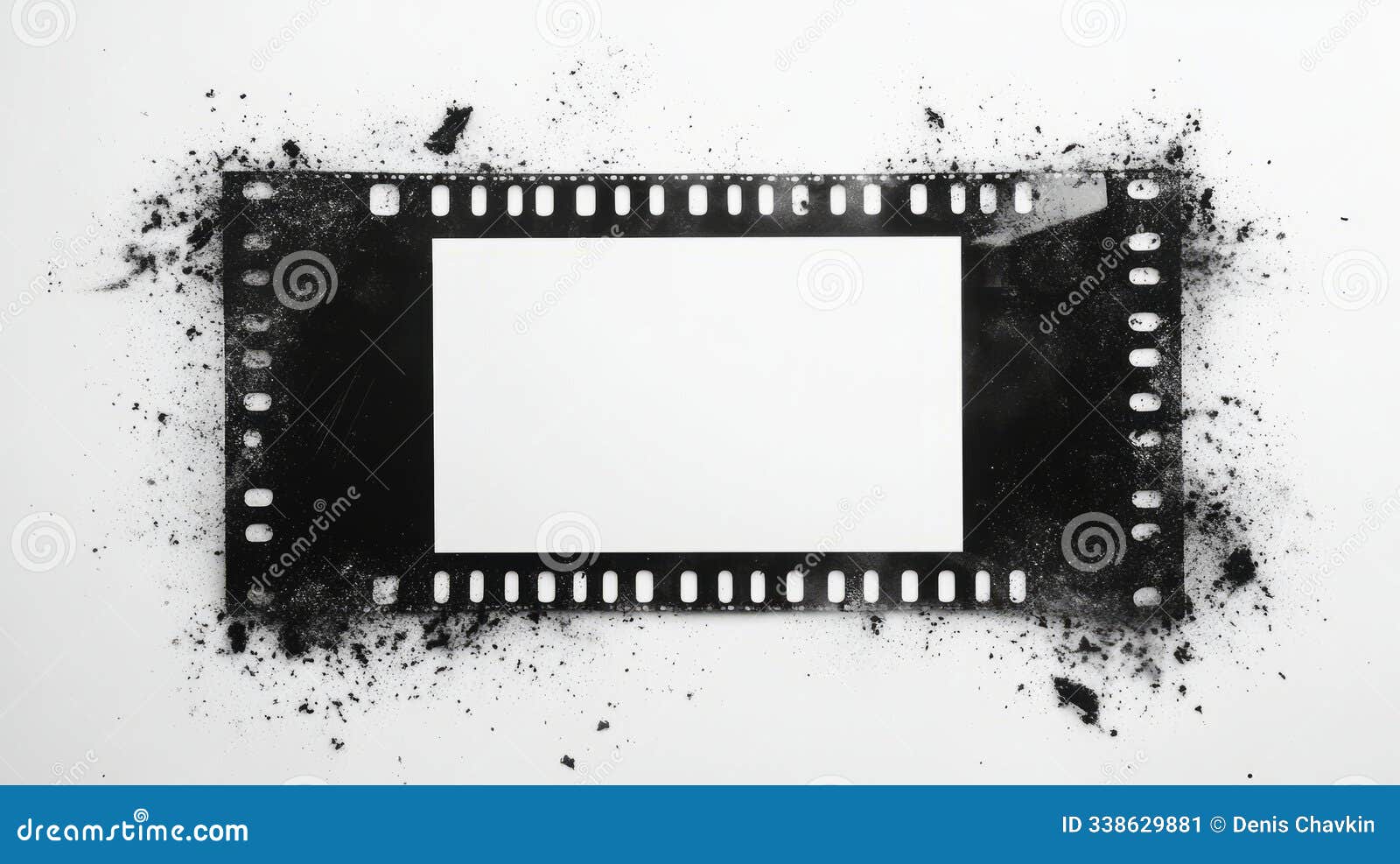 The Film of an Old Camera Frame Stock Illustration - Illustration of ...