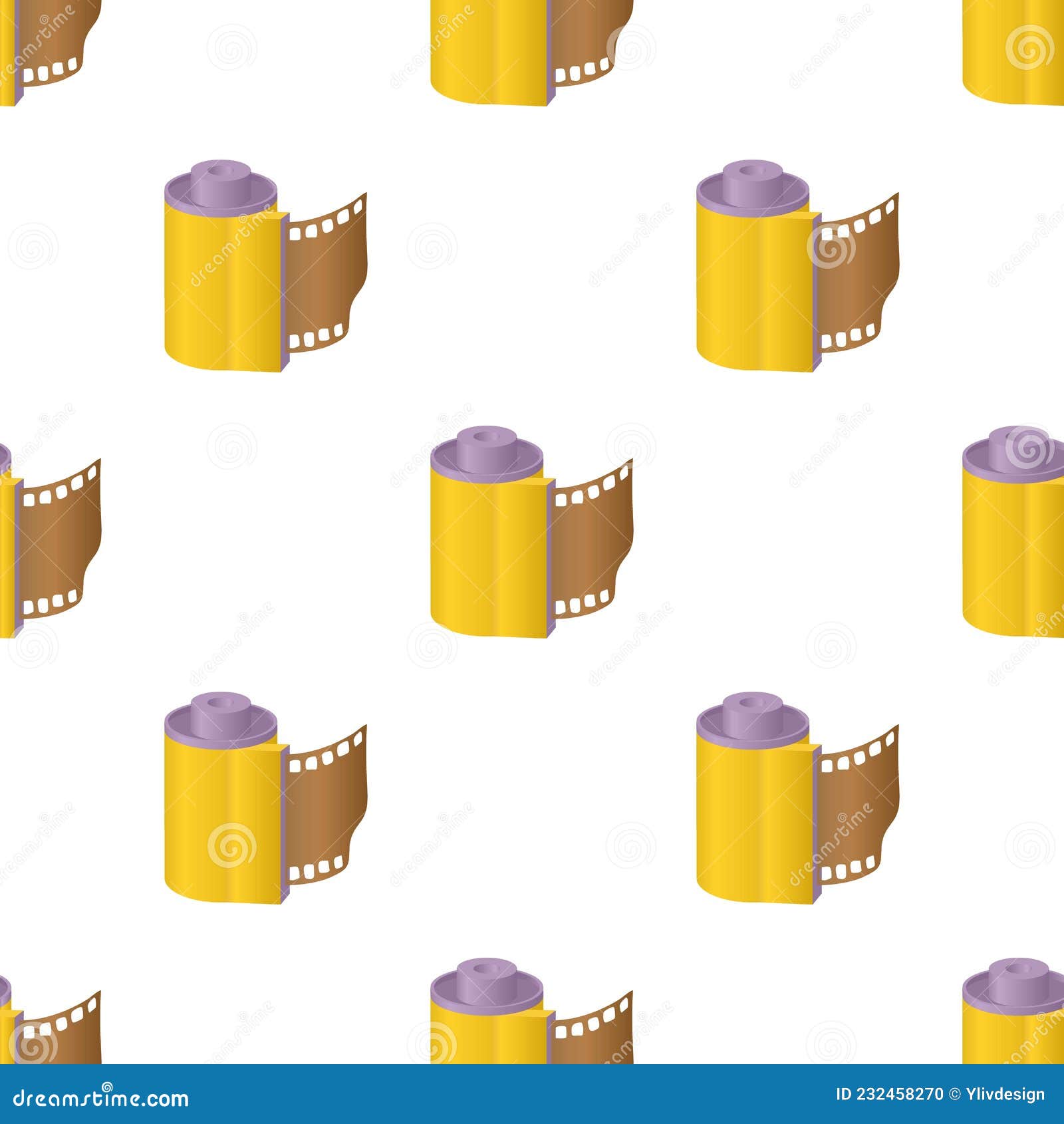 Film Pattern Seamless Vector Stock Vector - Illustration of reel ...