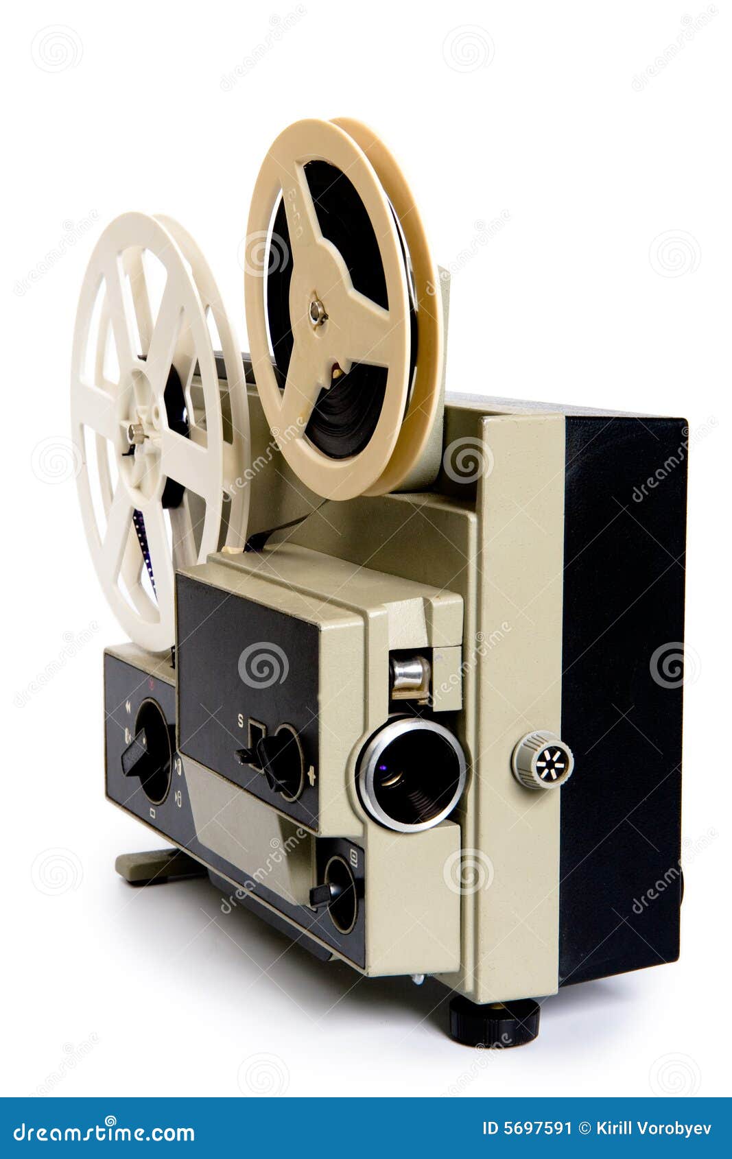 Film Projector With Blank Frame Stock Image | CartoonDealer.com #20677435