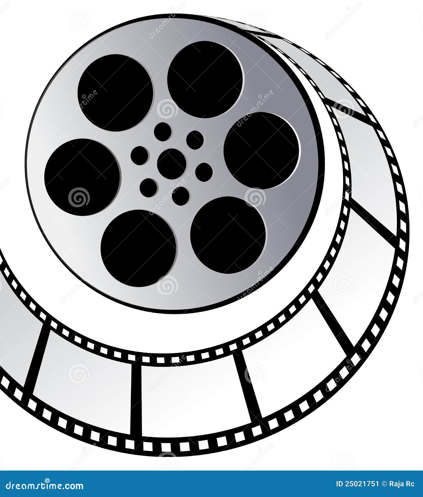 Film real stock illustration. Illustration of projector - 25021751