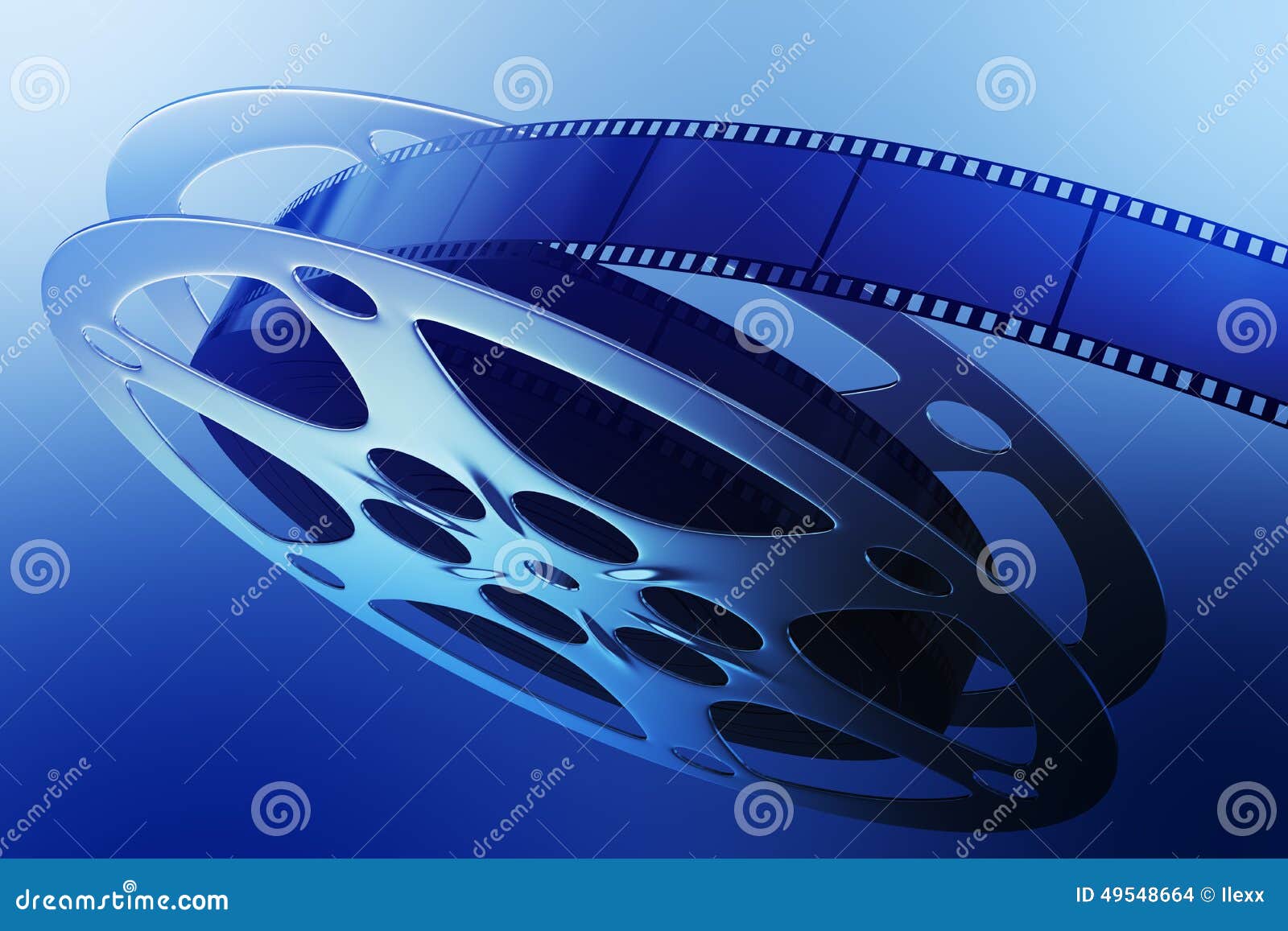 Film Reel stock illustration. Illustration of orbiting - 49548664