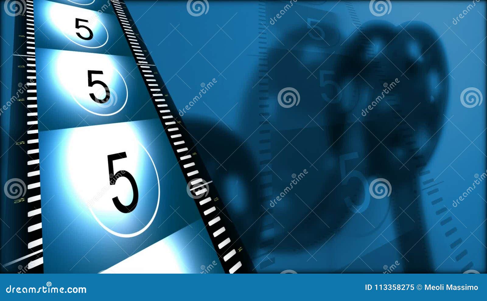 Film Reel Countdown Background Stock Video - Video of earth, abstract ...