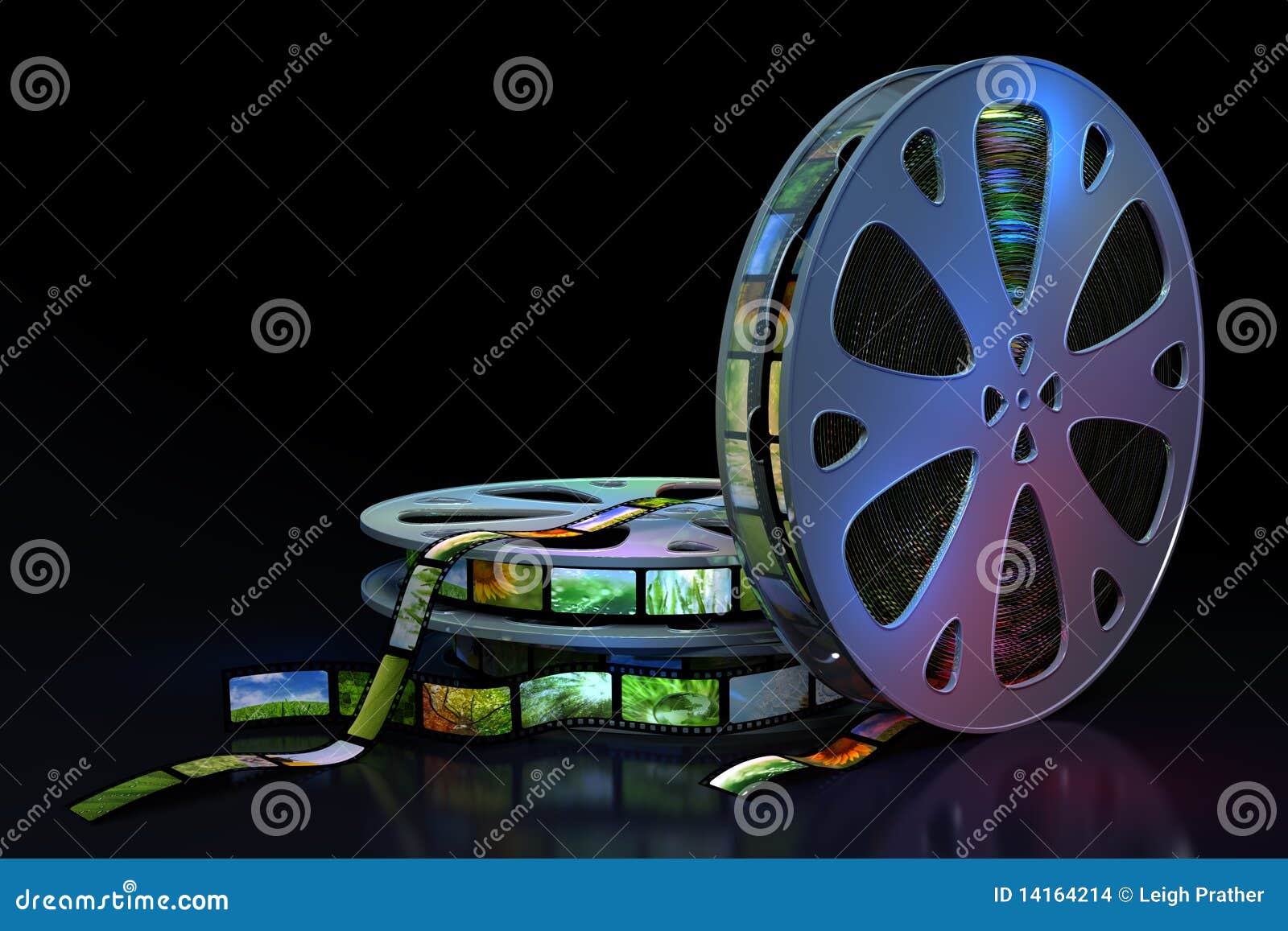Film reels stock illustration. Illustration of photograph - 14164214