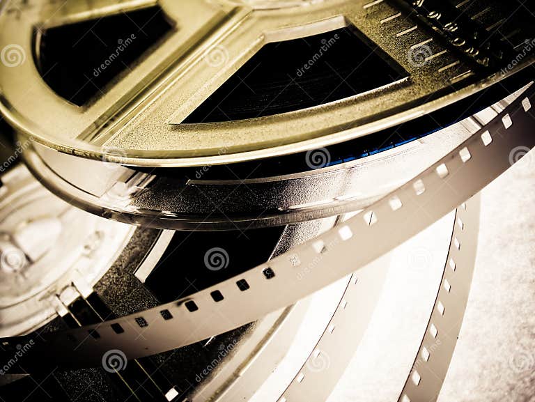 Film reels stock image. Image of retro, studio, industry - 3278187
