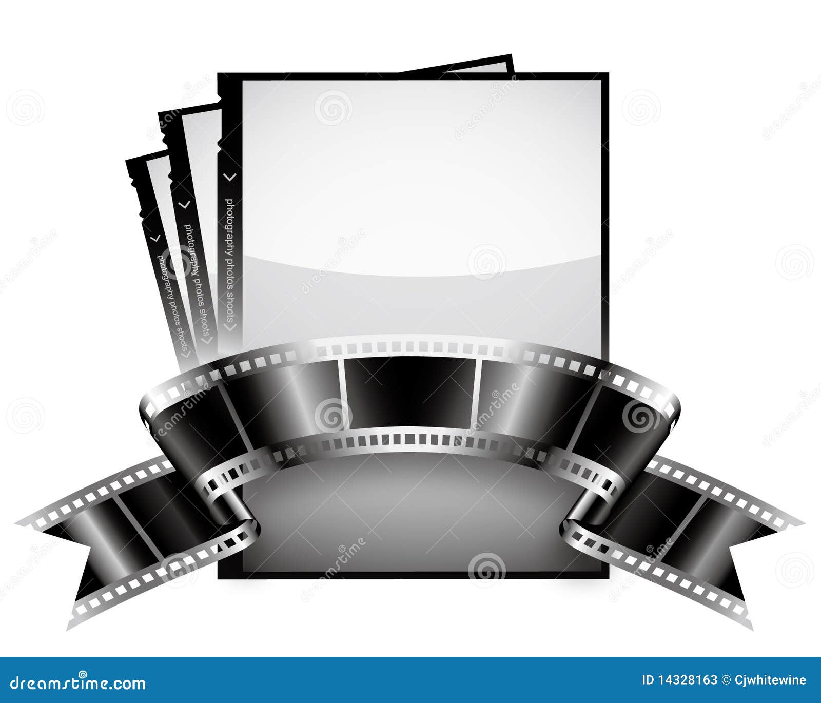 Film ribbon stock vector. Illustration of frames, frame - 14328163