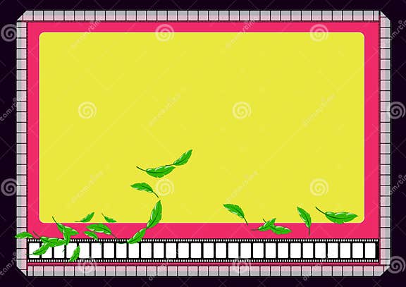 Film roll border stock illustration. Illustration of cinematography ...