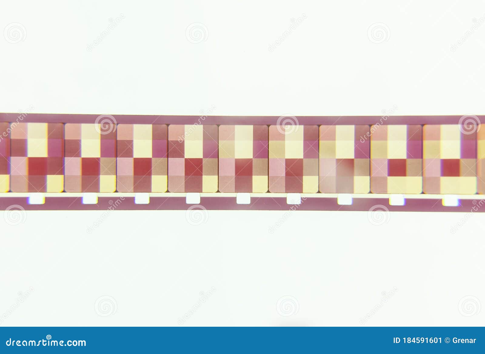 Film Roll Checkered Pattern Horizontal Stock Image - Image of memories ...