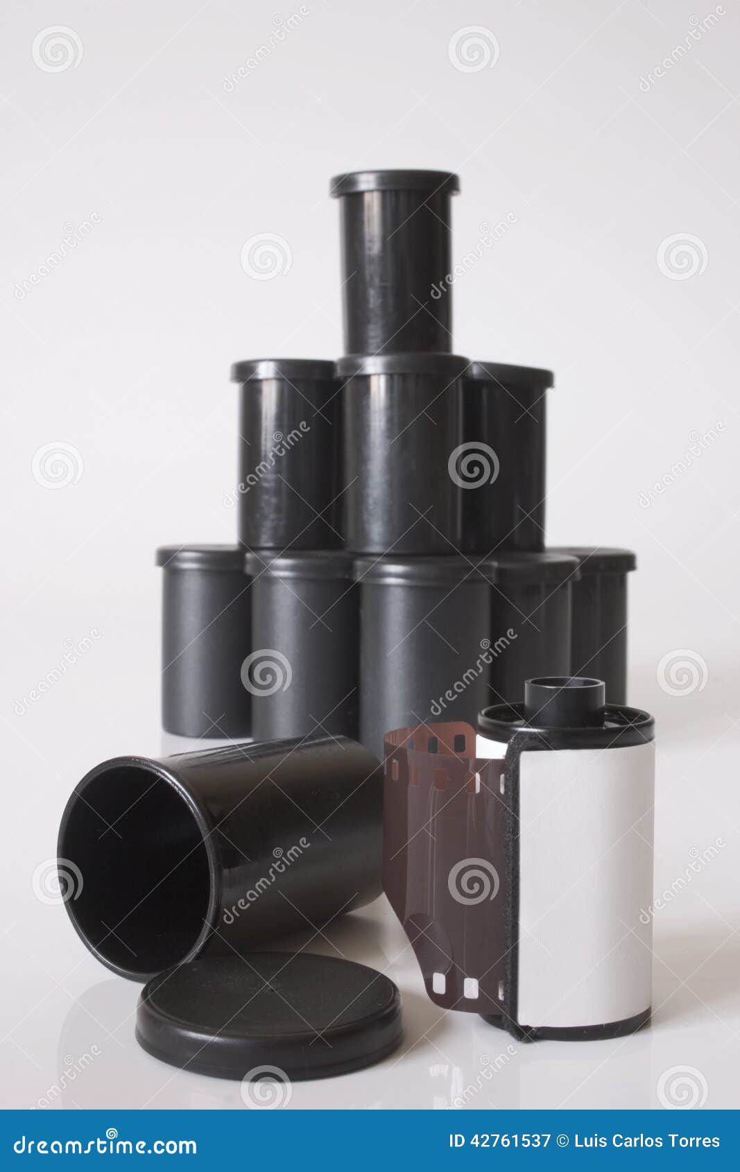 Film roll and containers stock image. Image of films - 42761537