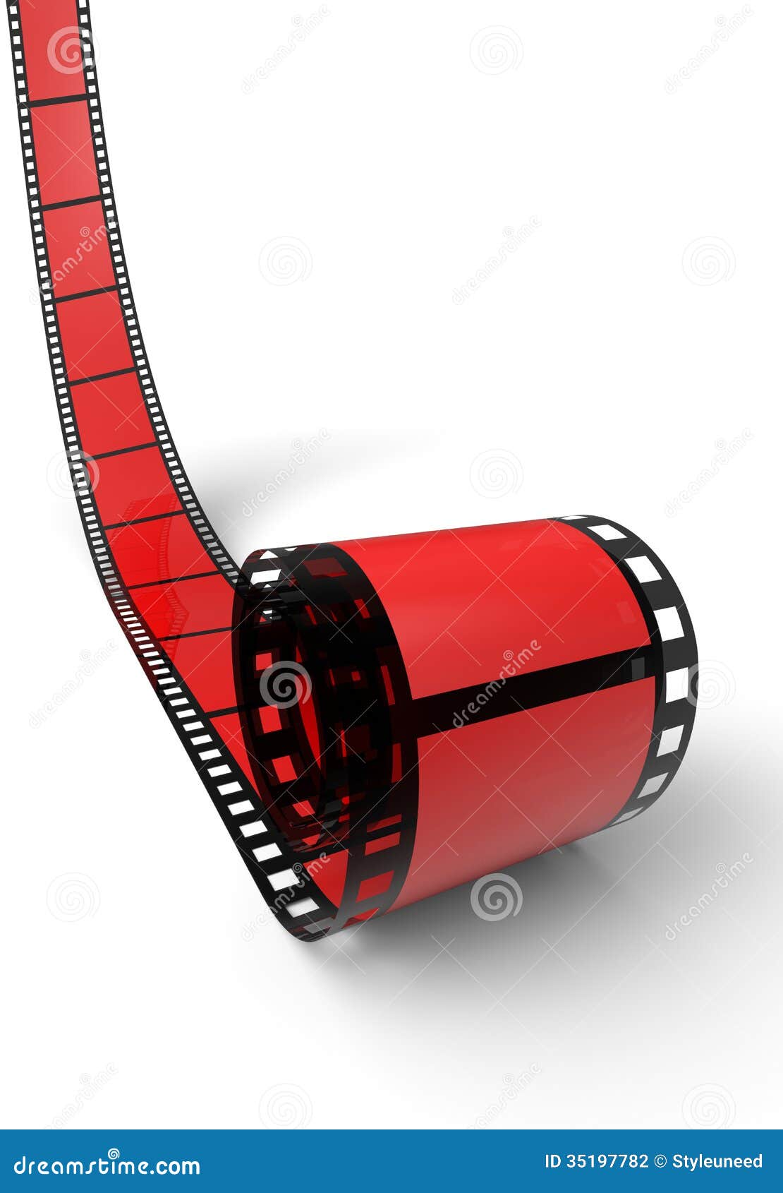 Film roll stock photo. Image of abstract, movie, strip - 35197782