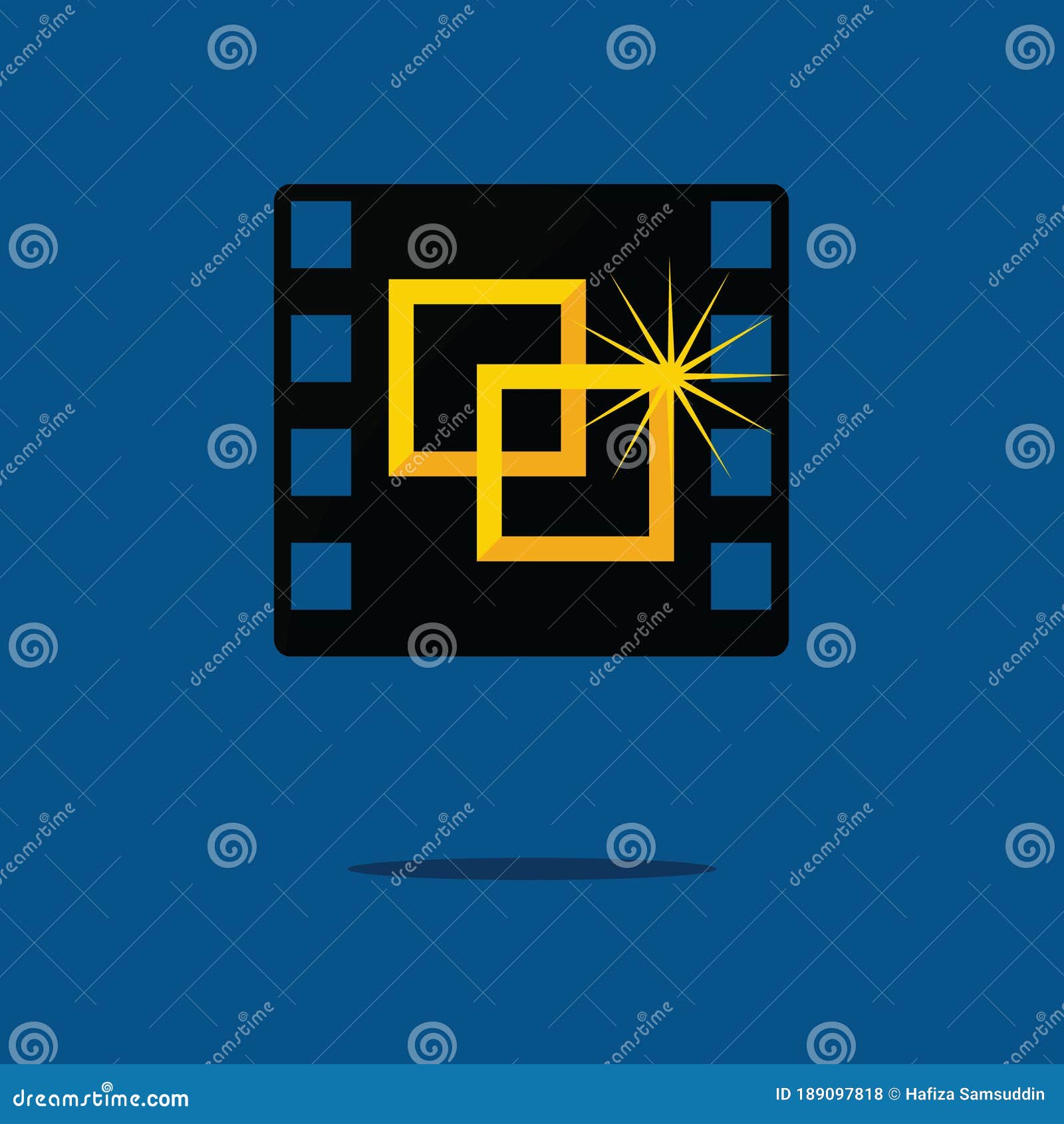 Film Roll. Vector Illustration Decorative Design Stock Vector ...