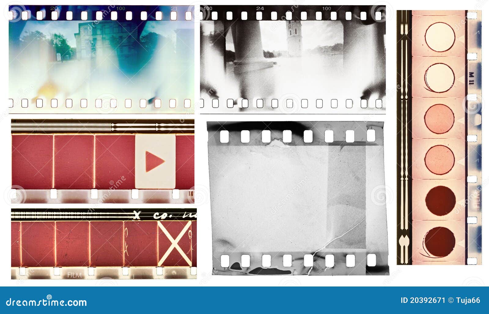 Film samples stock illustration. Illustration of aged - 20392671