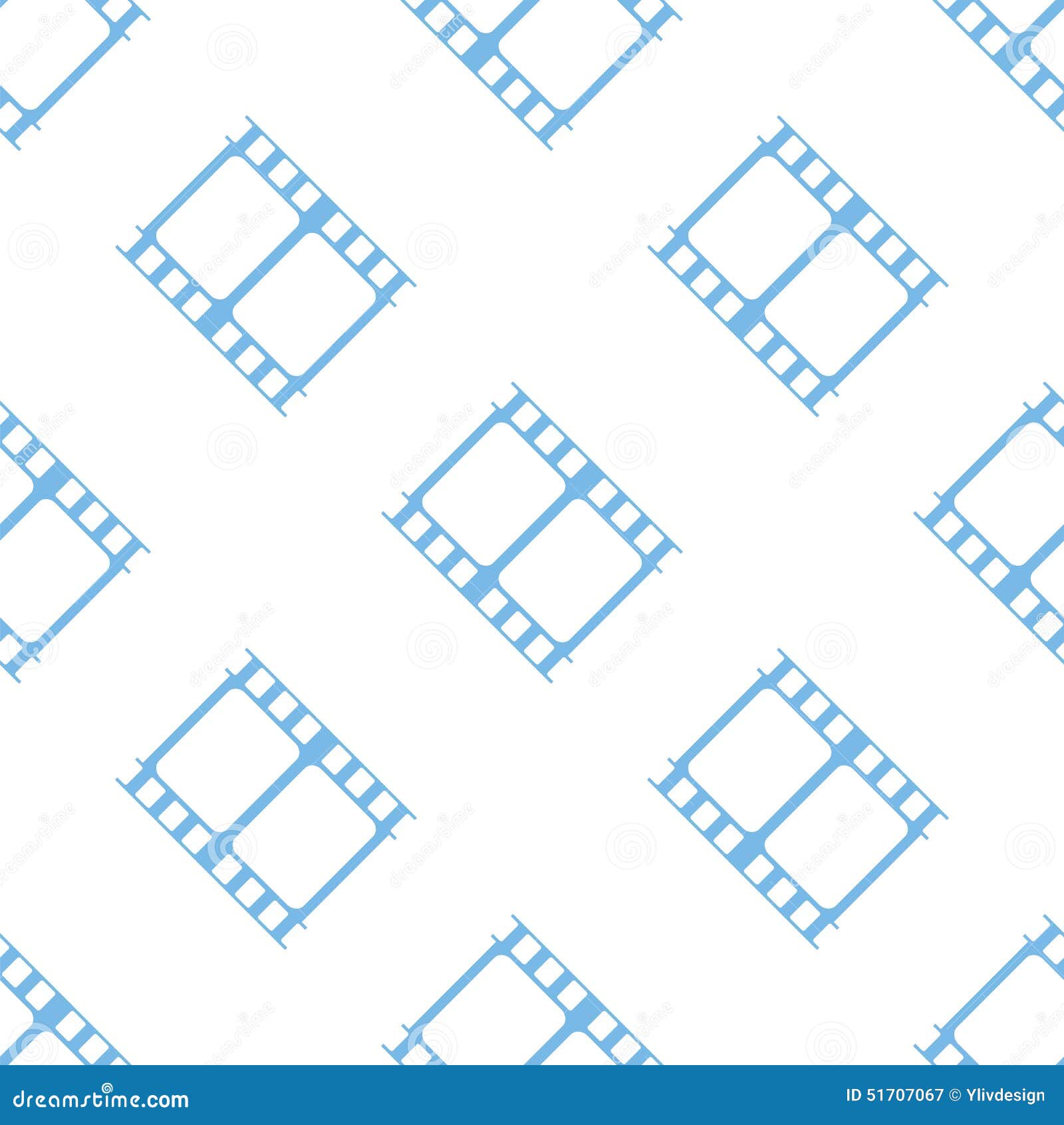 Film seamless pattern stock vector. Illustration of cine - 51707067