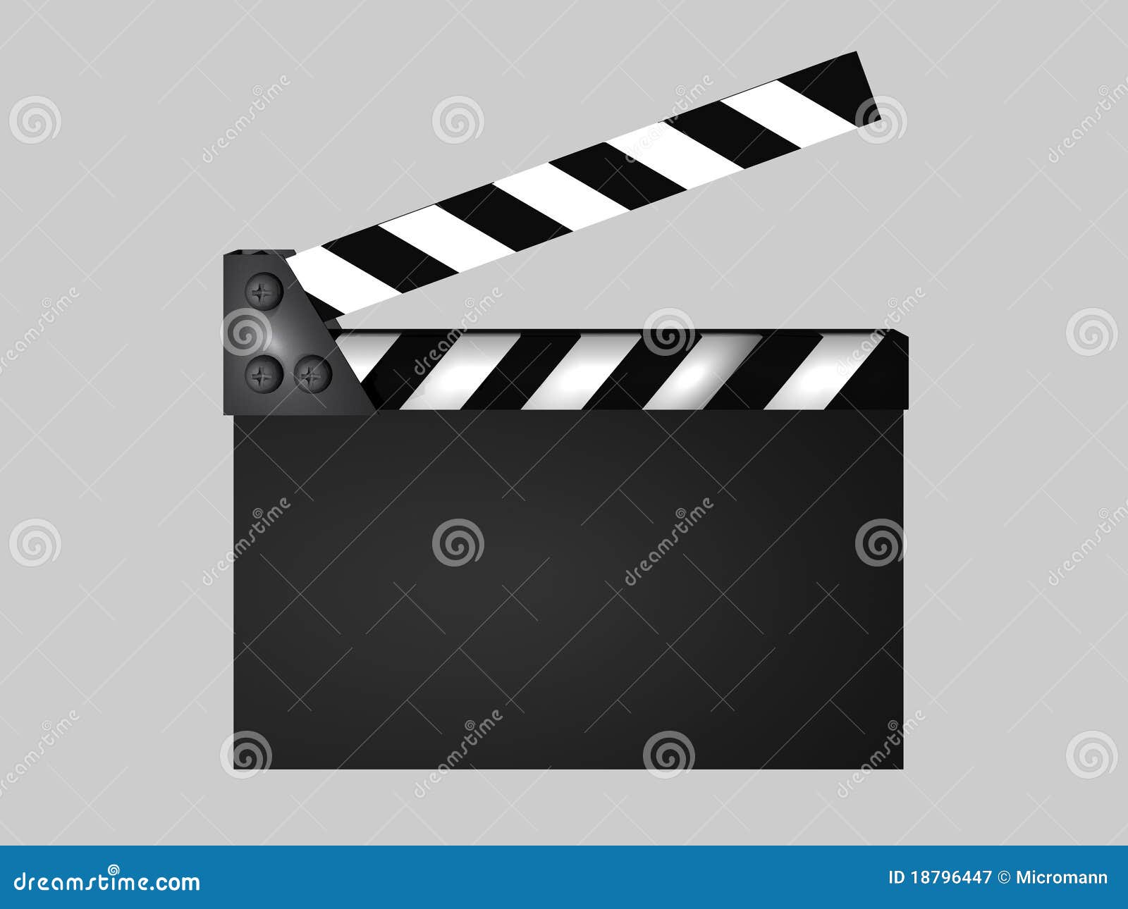 Film Slate stock illustration. Illustration of computer - 18796447