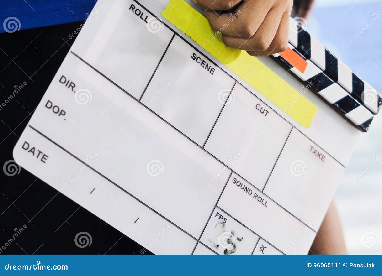 Film Slate stock image. Image of entertainment, professional - 96065111