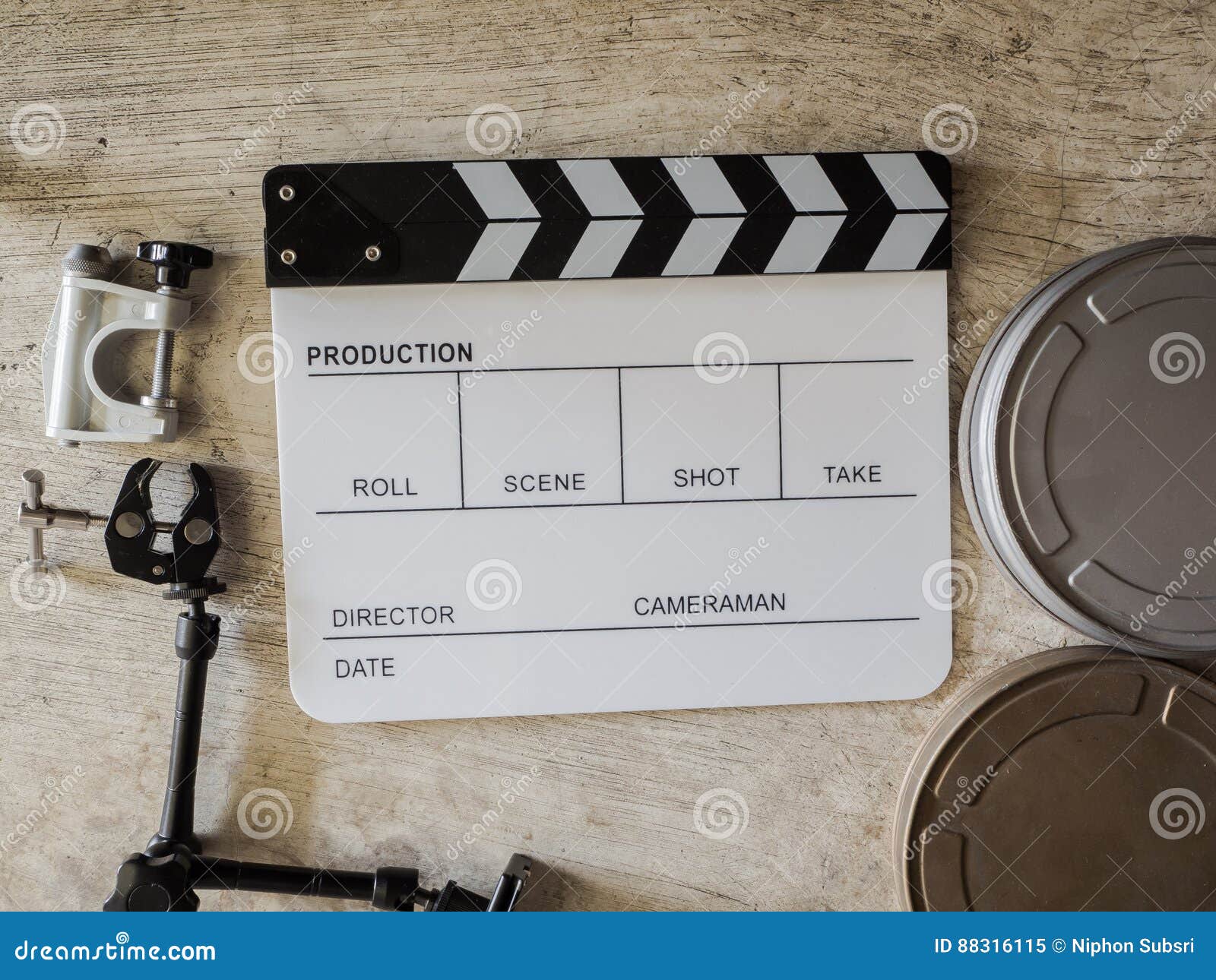 Film slate movie tool stock image. Image of crew, tool - 88316115