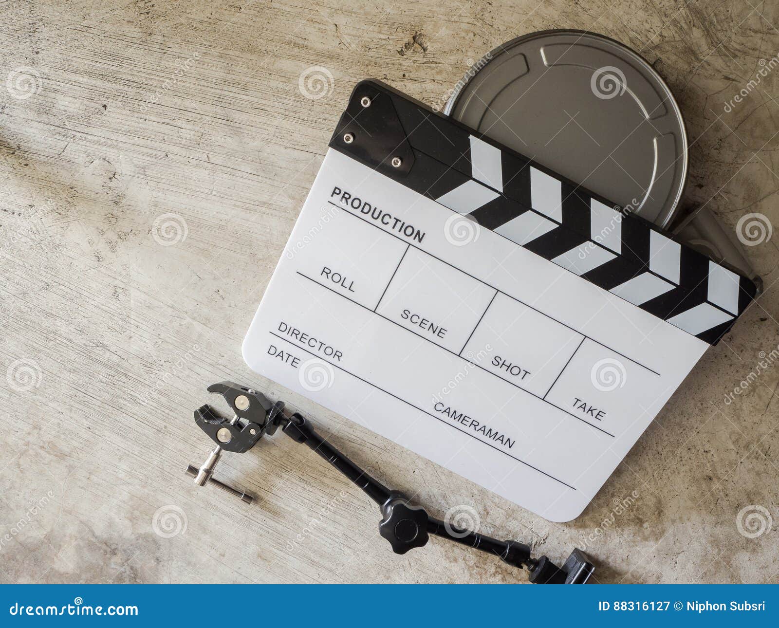 Film slate movie tool stock image. Image of industry - 88316127