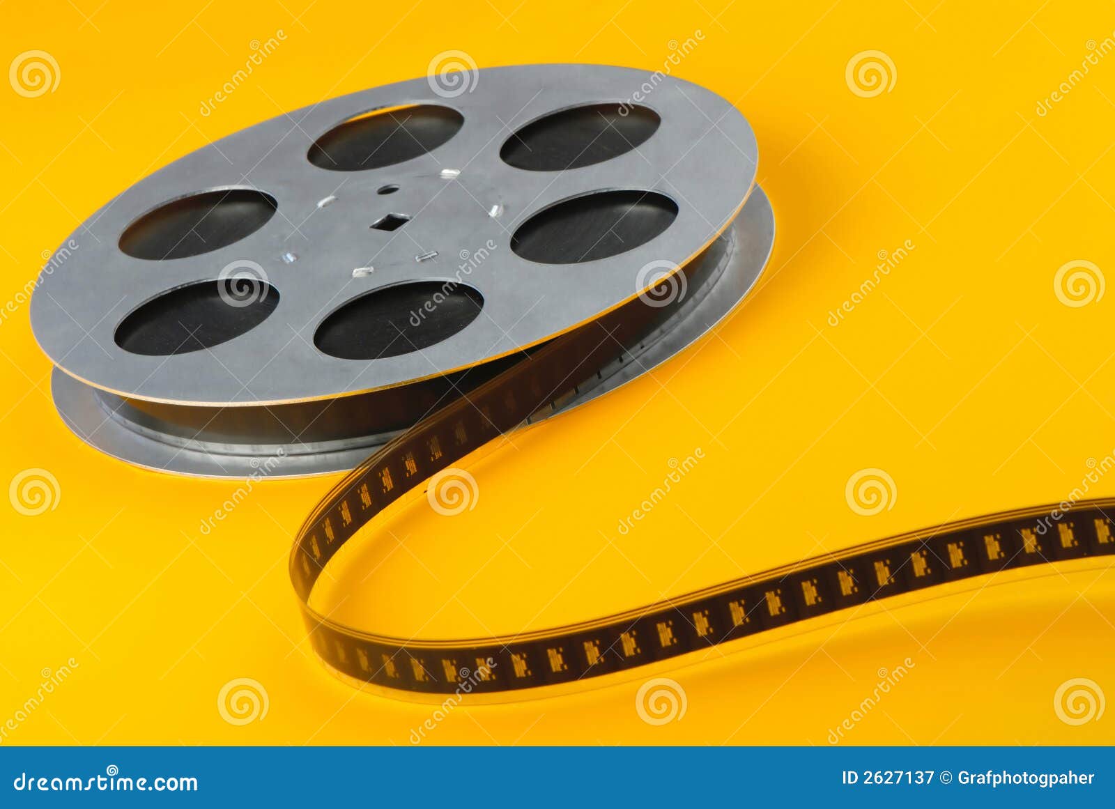 Film spools stock image. Image of reel, vintage, movie - 2627137