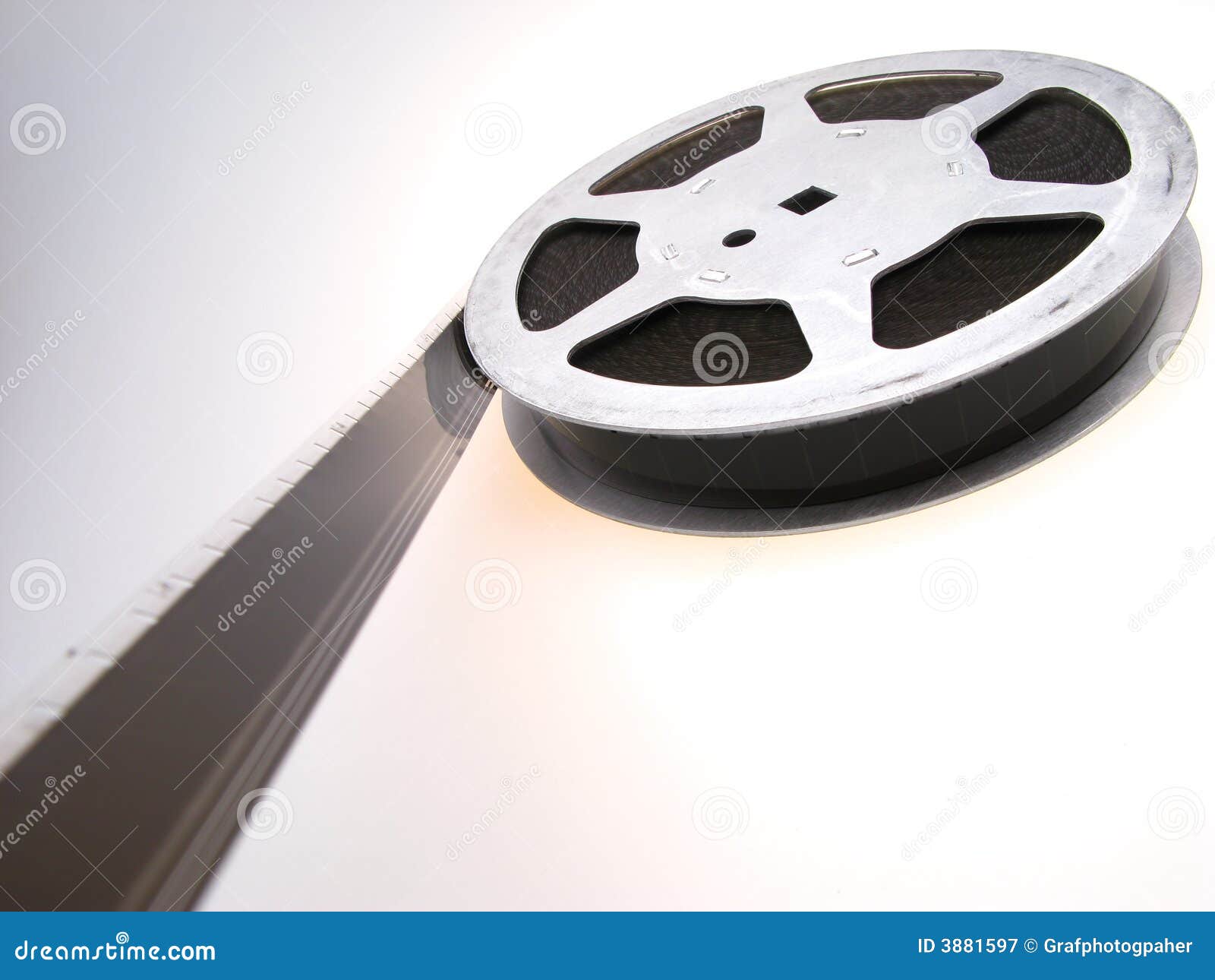 Film spools stock image. Image of entertainment, editor - 3881597