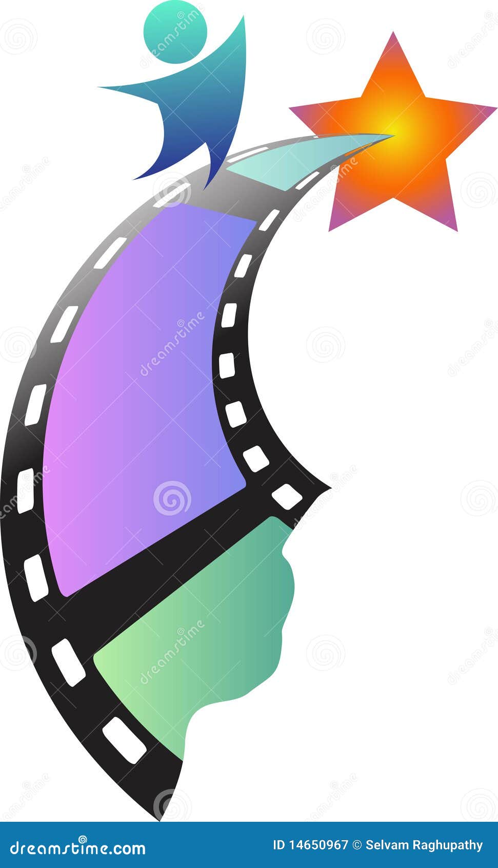 Film star stock vector. Illustration of entertainment - 14650967