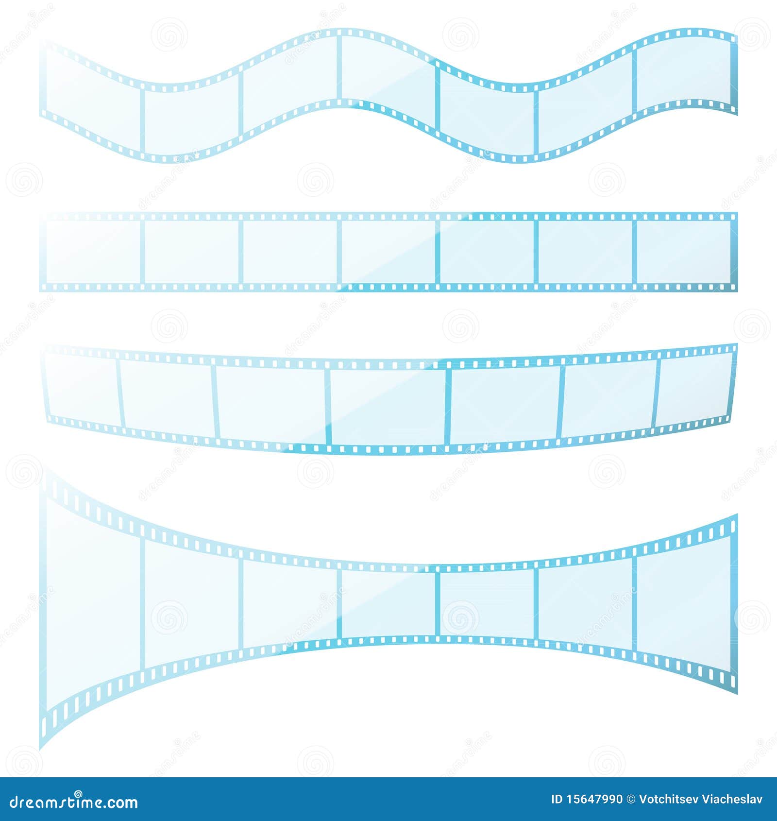 Film strip stock vector. Illustration of cinema, design - 15647990
