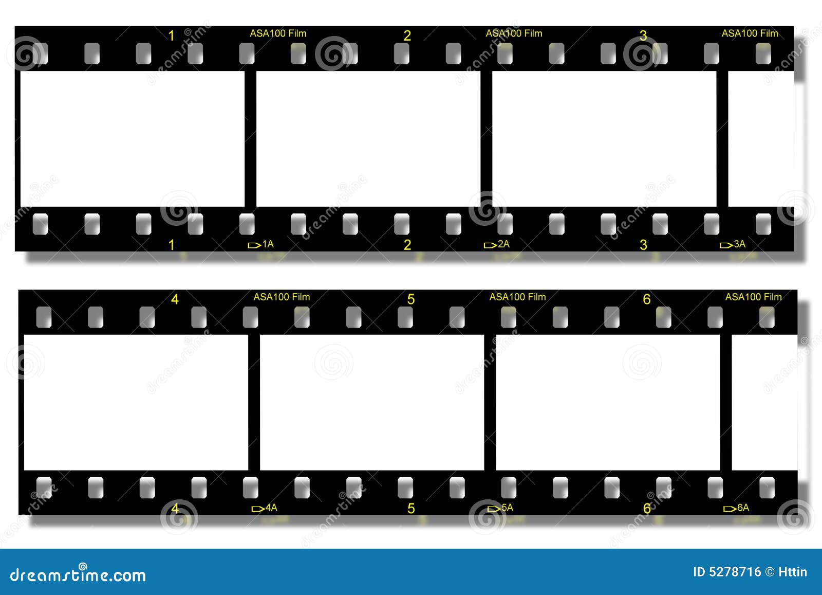 Film Strip stock illustration. Illustration of number - 5278716