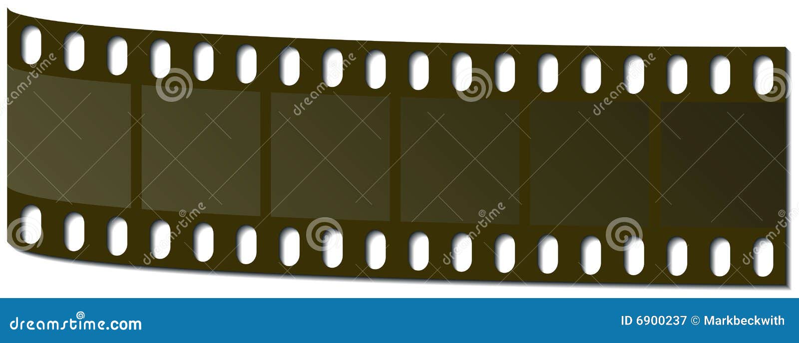 Film strip stock vector. Illustration of celluloid, strip - 6900237