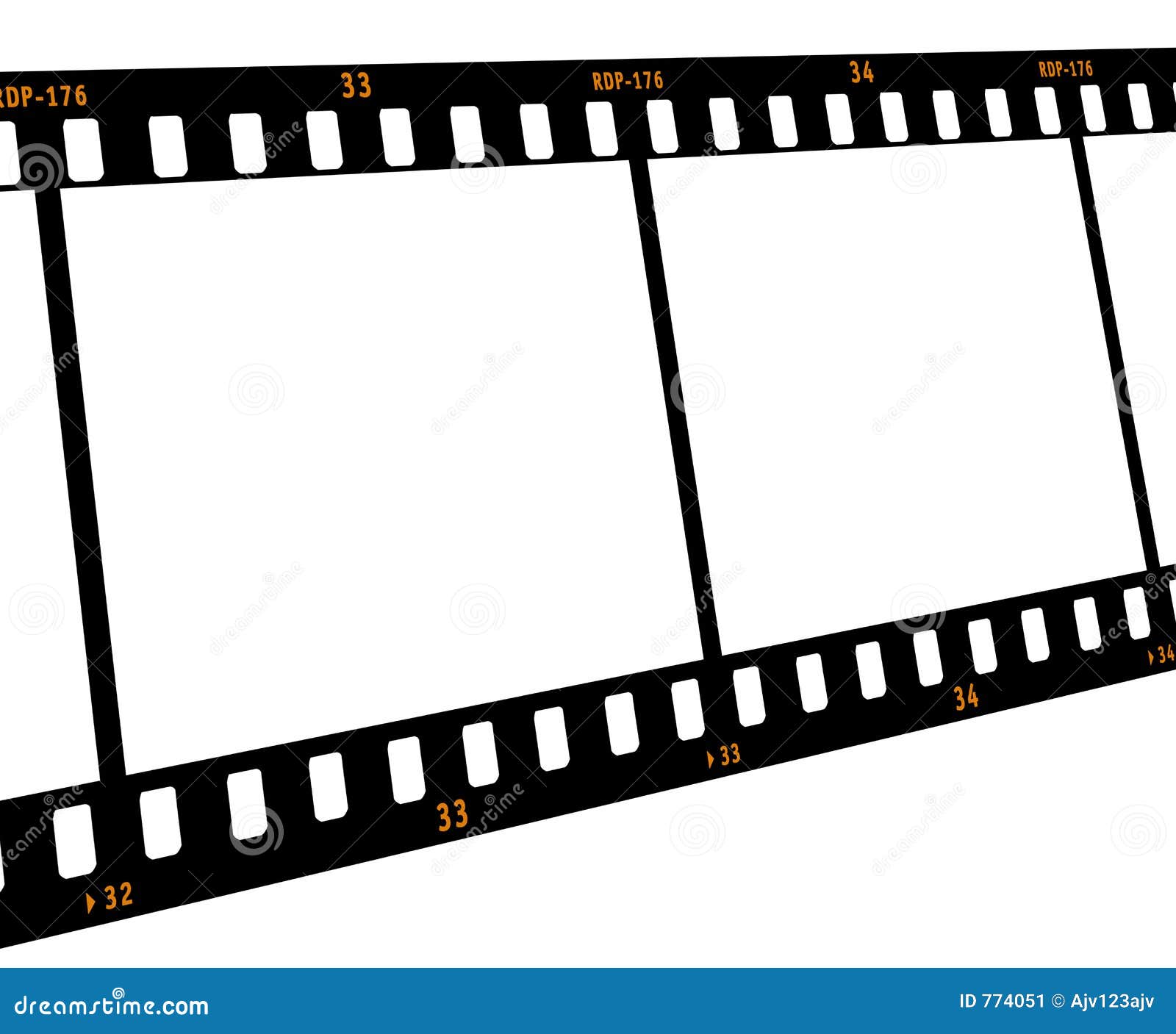 Film strip stock illustration. Illustration of kodak, fujifilm - 774051