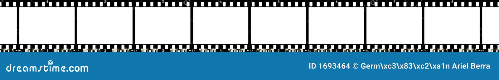 Film Strip Numbers Code Stock Illustrations – 5 Film Strip Numbers Code ...