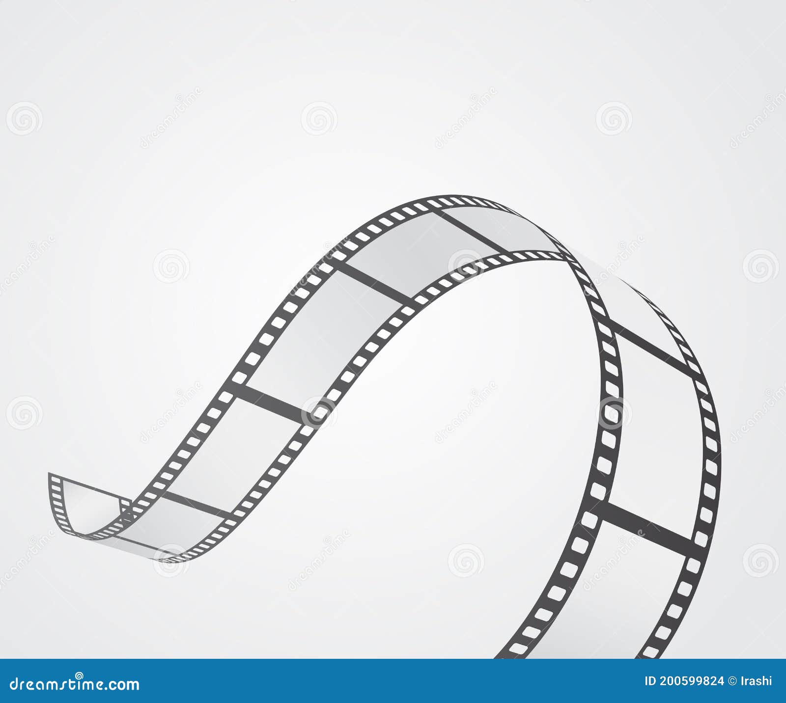 Film Strip Abstract Background Stock Vector - Illustration of cinema ...
