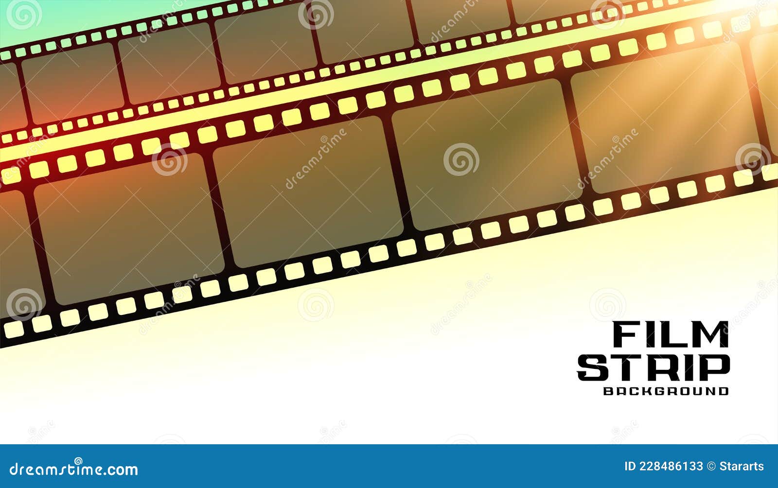 Film Strip Moview Poster Background Stock Vector - Illustration of ...