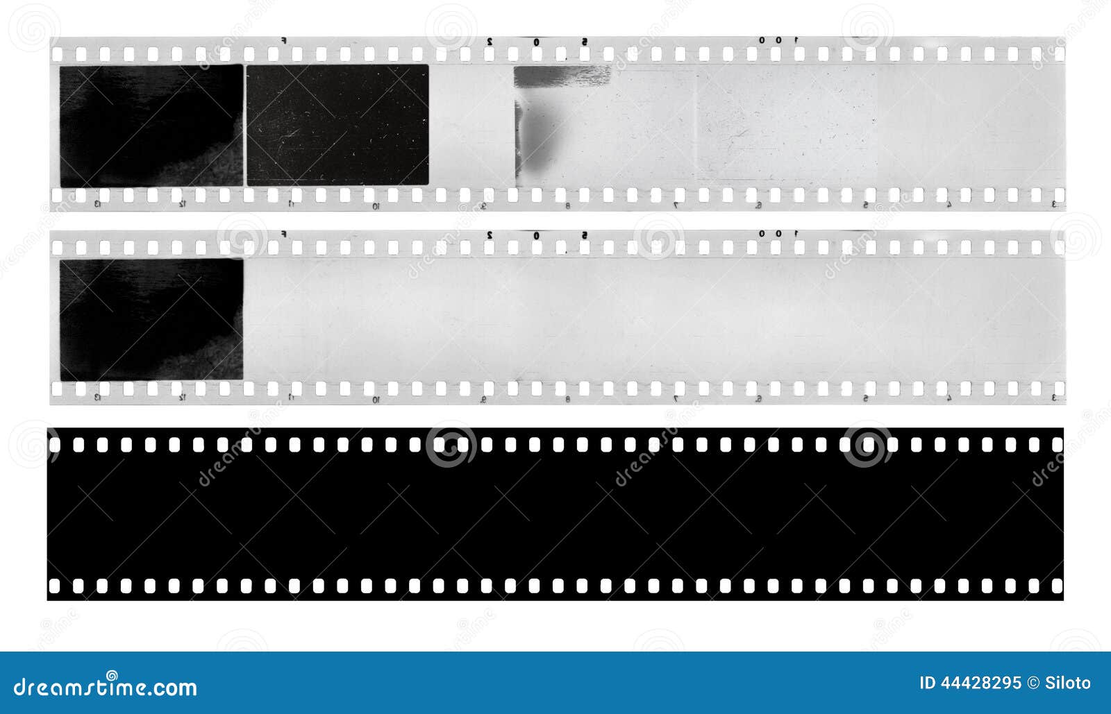 Film Strips - Vintage Blank Film Strip Frame Stock Image - Image of ...