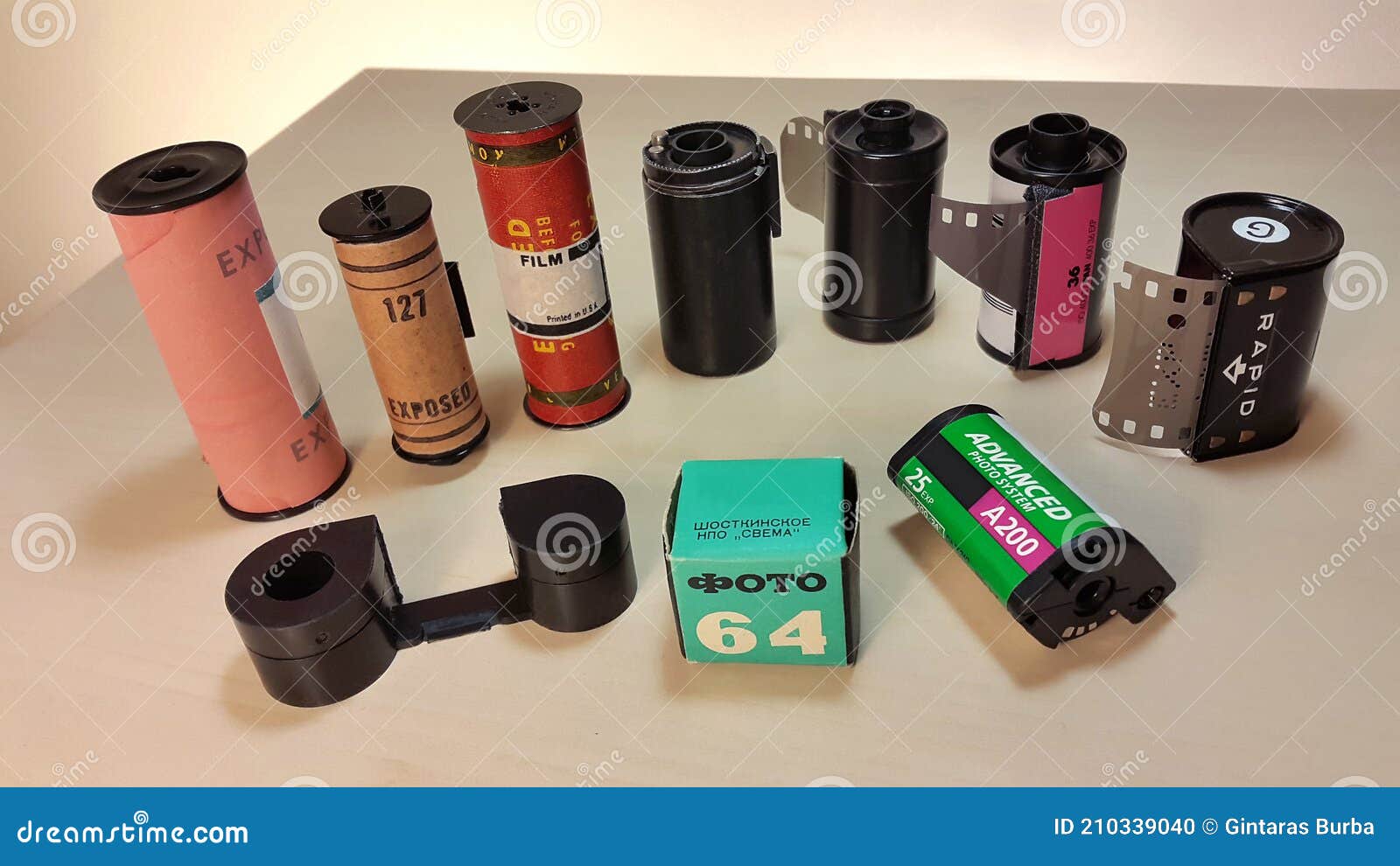 Old film type editorial image. Image of camera, exposition - 210339040