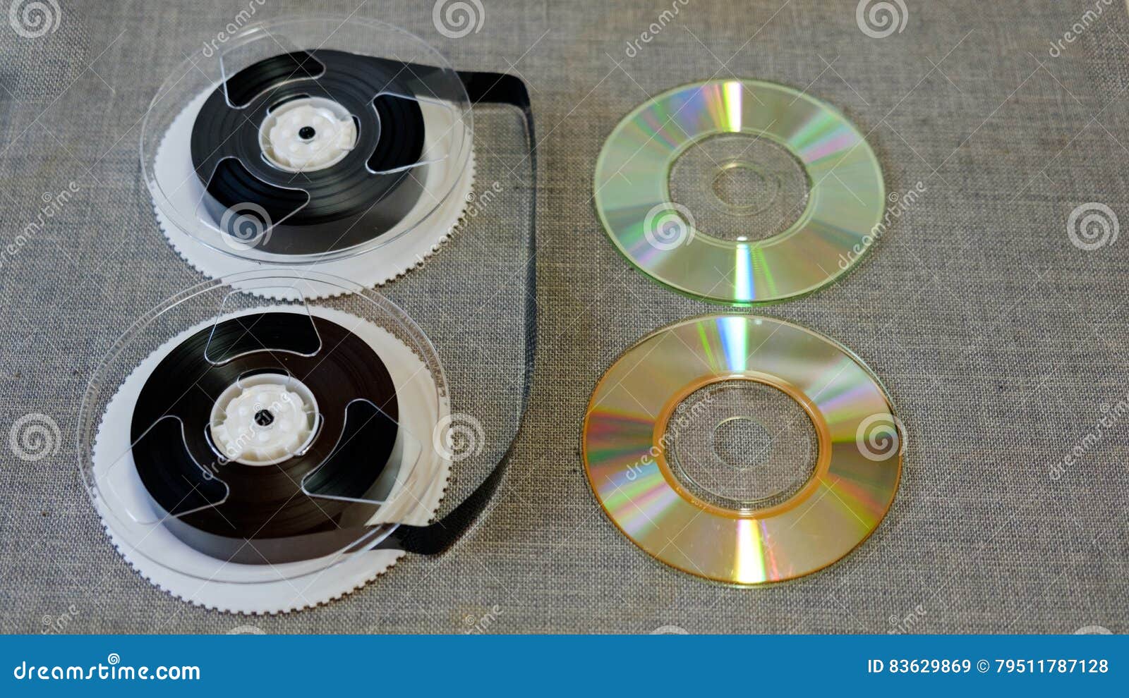 Film VHS Tapes, and CDR Discs Stock Image - Image of discs, record ...