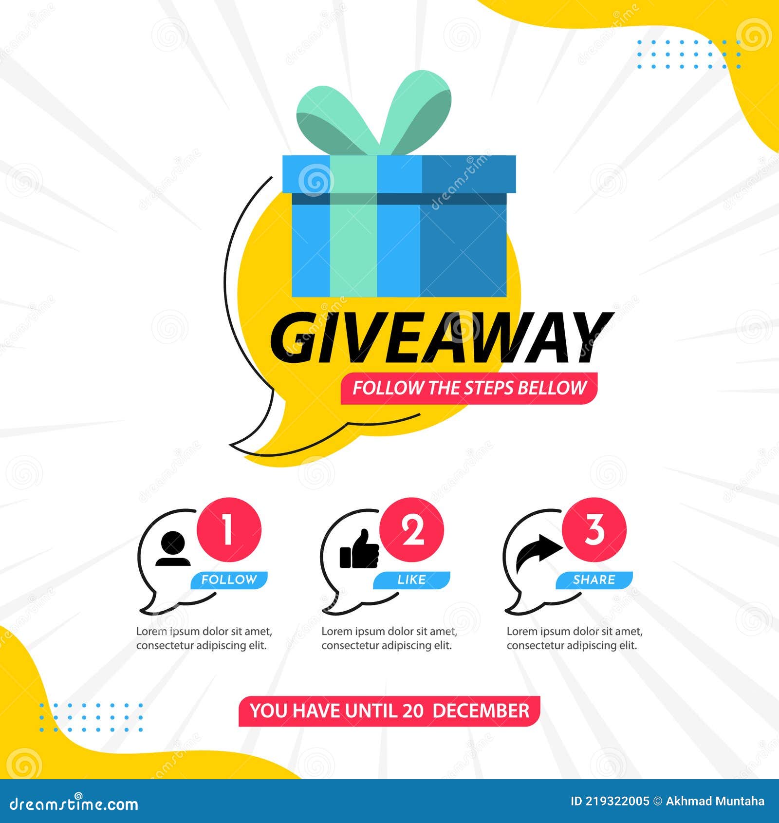 Giveaway Banner Design