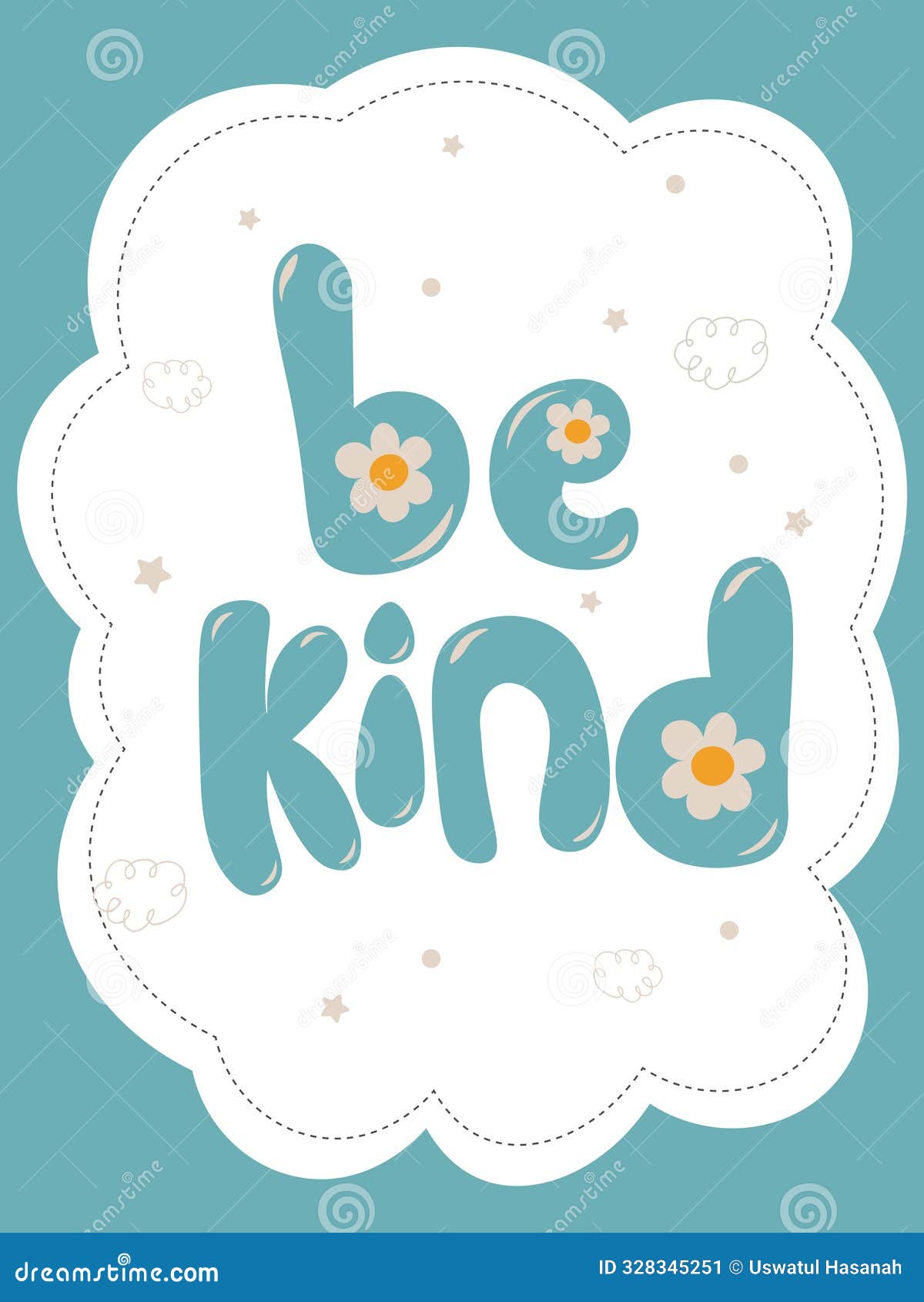 Be Kind Letter Vector, Suitable for Children S T-shirt Design, Poster ...