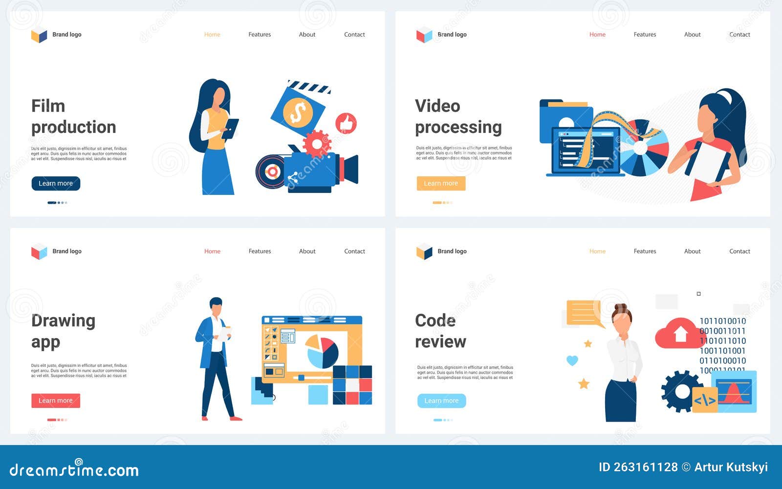 Code Review With Abstract Technology Binary Code Backgrounddigital Binary Data And Secure Data