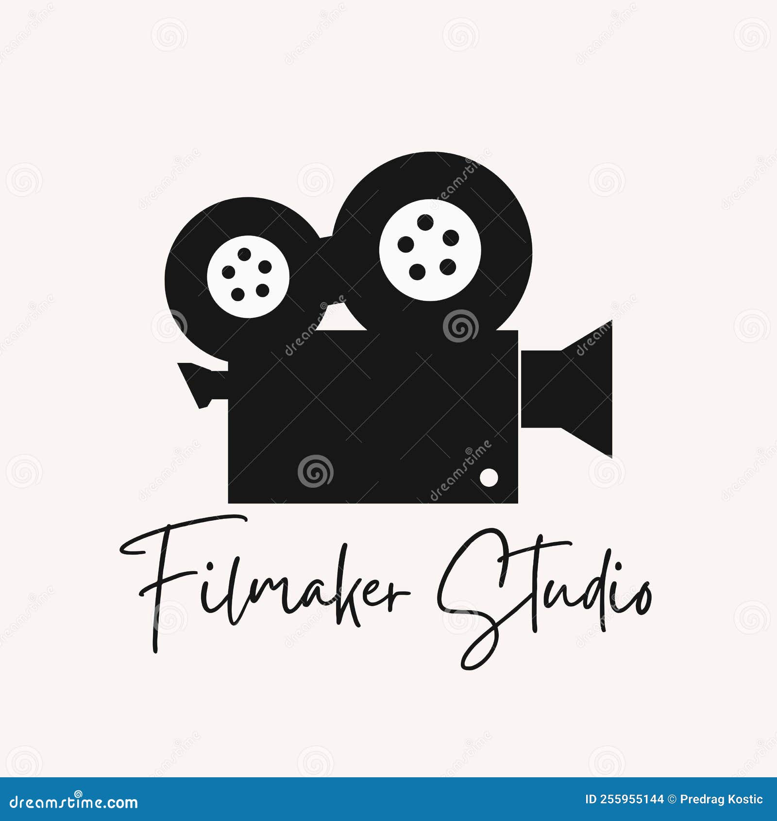 Filmaker studio logo stock illustration. Illustration of presentation ...