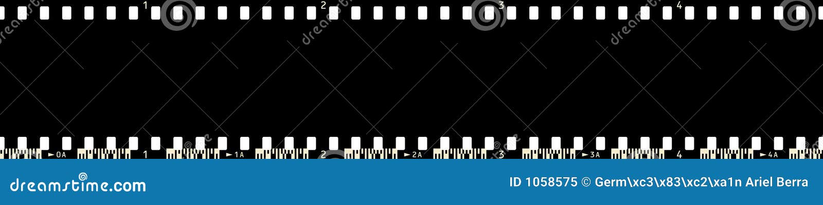 FilmFrame (x4_5) stock vector. Illustration of strip, negative - 1058575