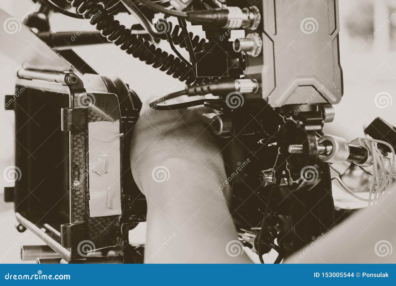 Filming with Professional Camera Stock Photo - Image of lens, objects ...