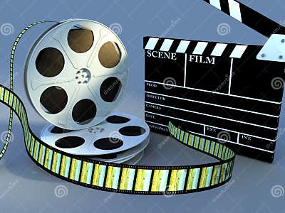 Filming tools stock illustration. Illustration of action - 5372734