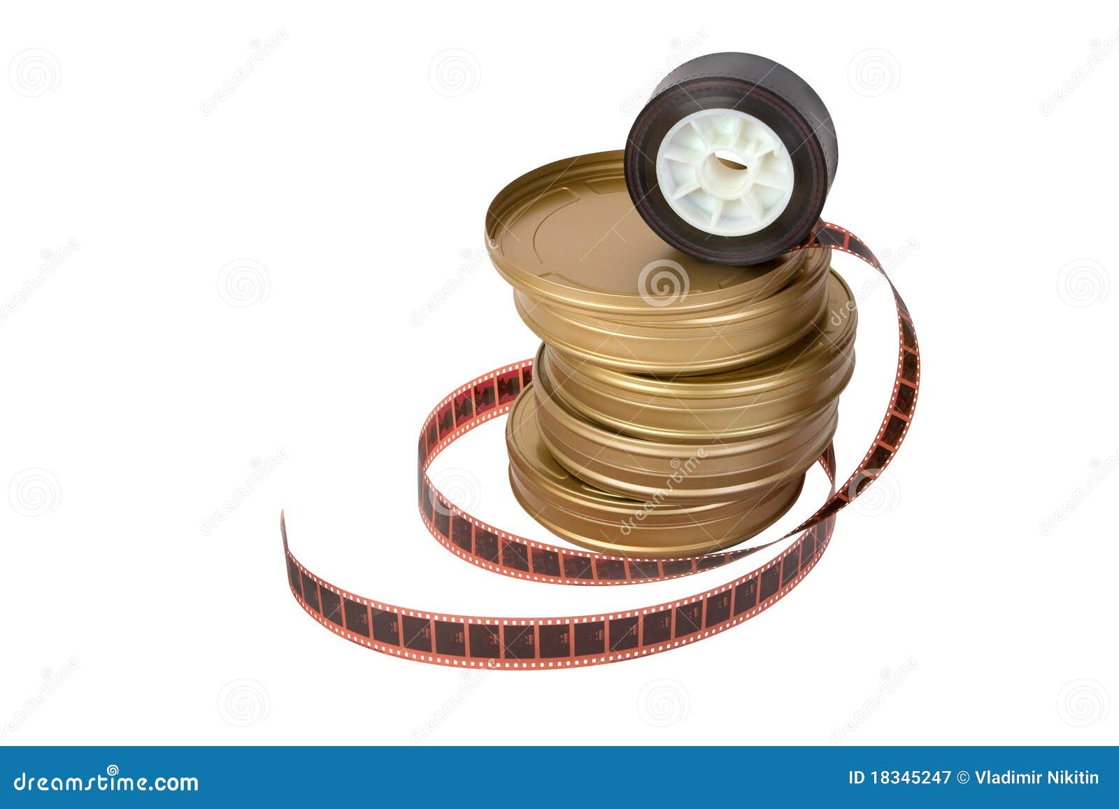 Films stock image. Image of movie, cinefilm, white, celluloid - 18345247