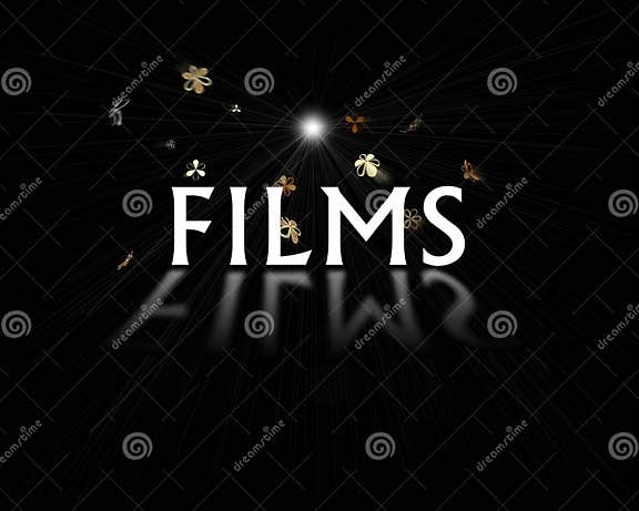 Films logo stock illustration. Illustration of videos - 5371391