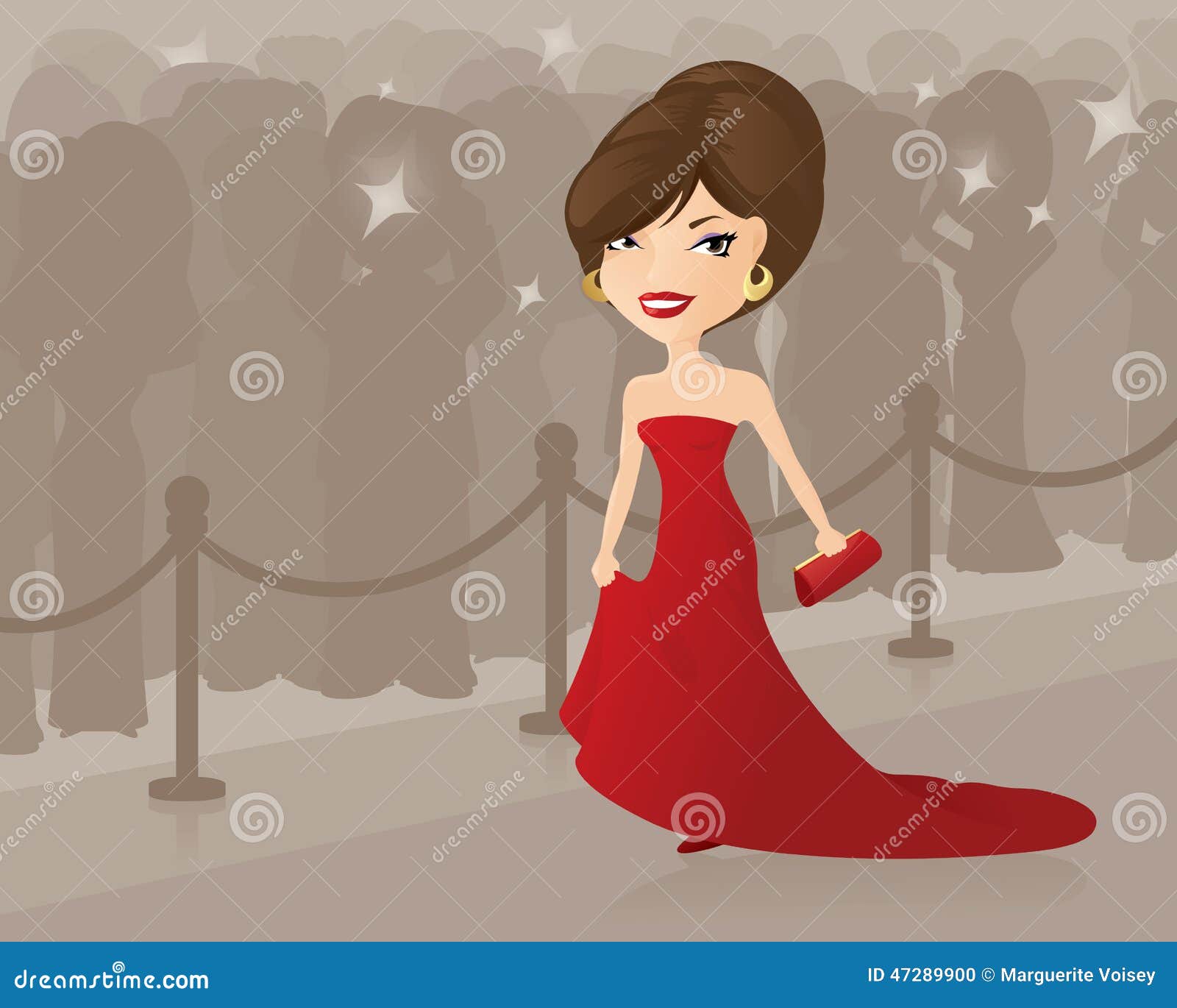 Filmstar vector illustratie. Illustration of nemen, beurs - 47289900