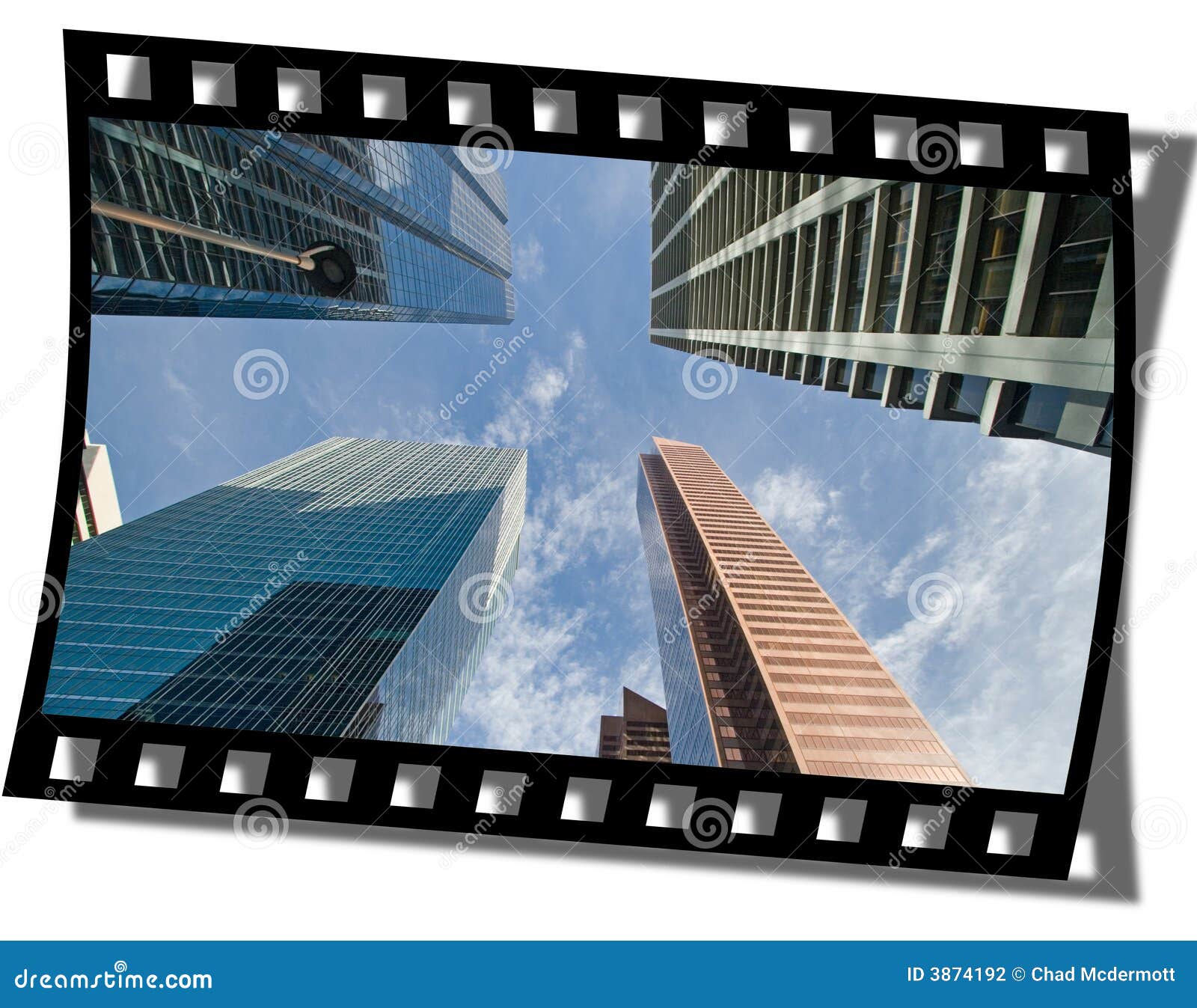 Filmstrip Of A Developed Super 16mm Film Negative On White. Single-perf ...