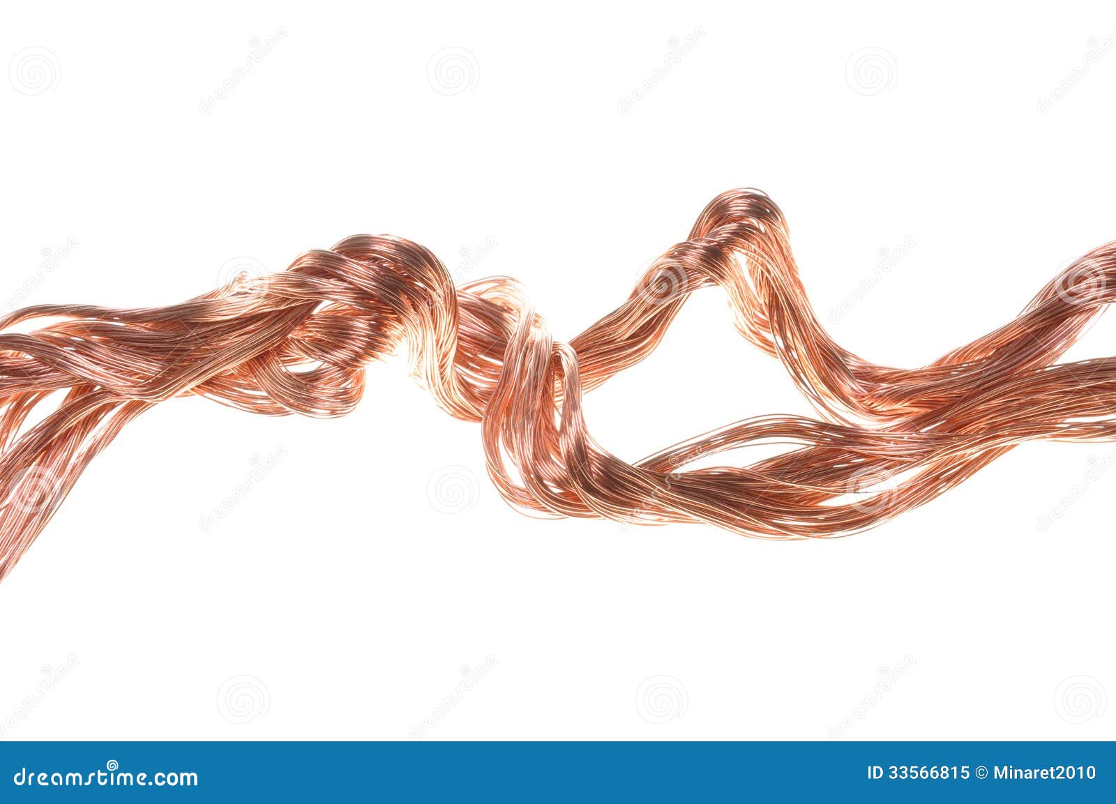 Filo di rame immagine stock. Immagine di calcolatore - 33566815