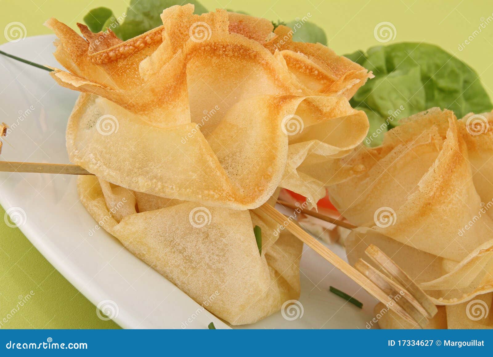 Filo pastry canape stock image. Image of cuisine, buffet - 17334627