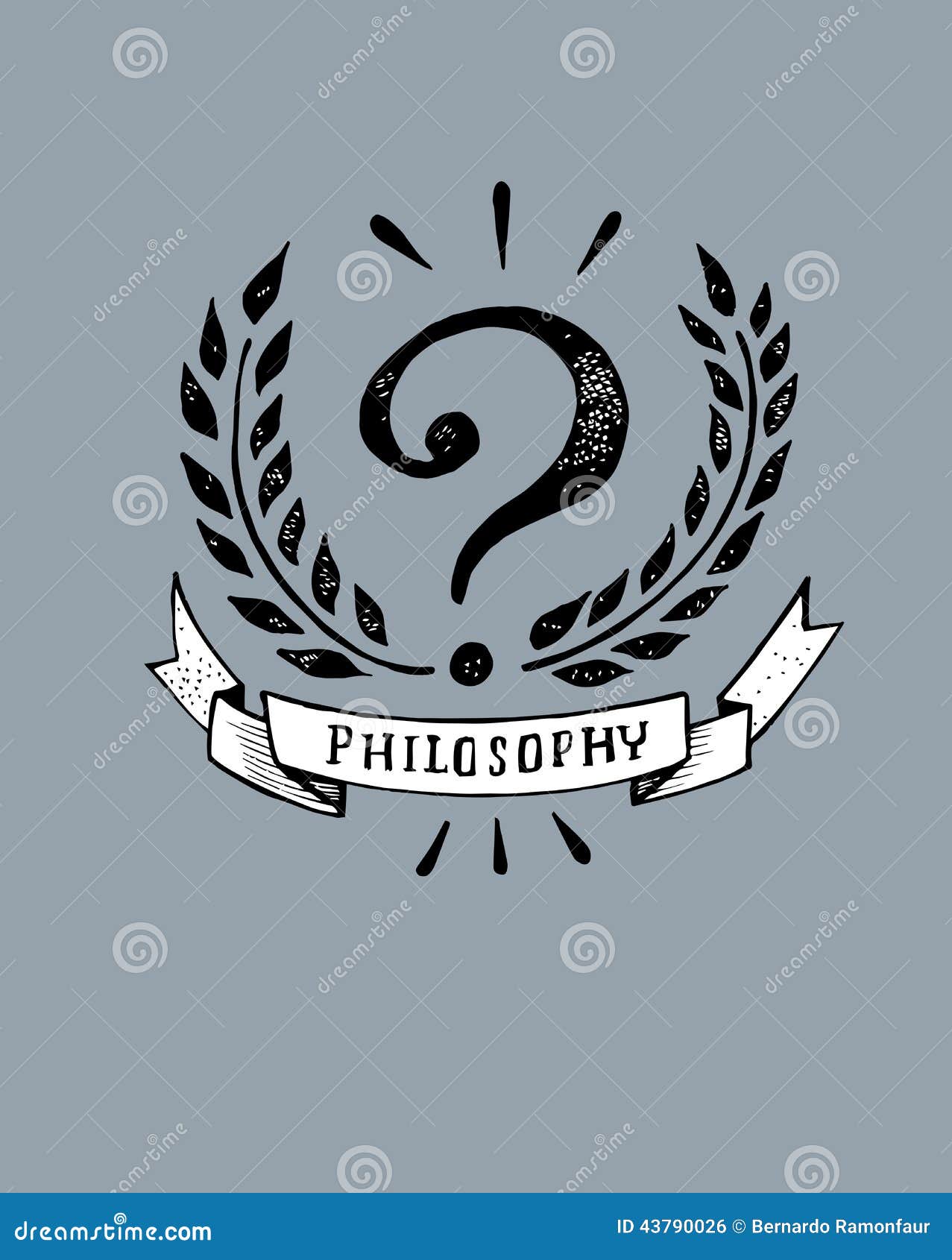 Filosofia ilustração do vetor. Ilustração de desenho - 43790026